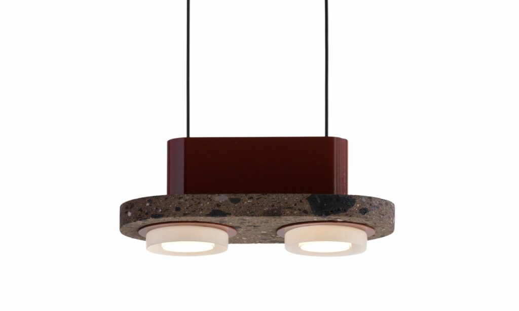 Ambra Toba double pendant - Calleveinte
