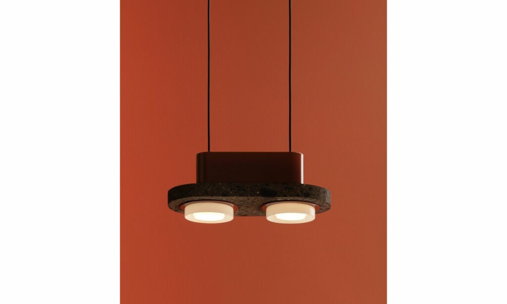 Ambra Toba double pendant - Calleveinte